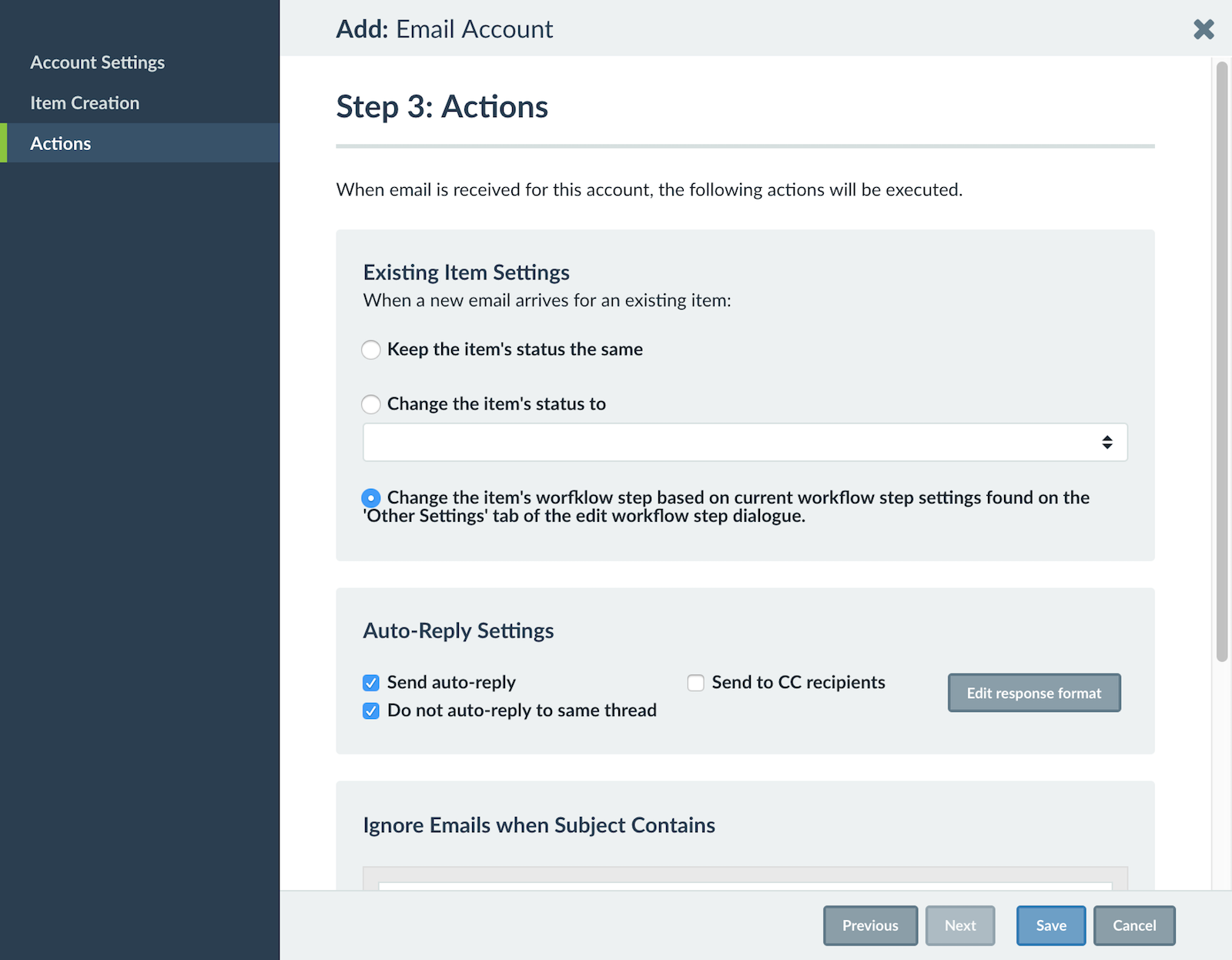 Configuring Email Accounts | Axosoft Documentation