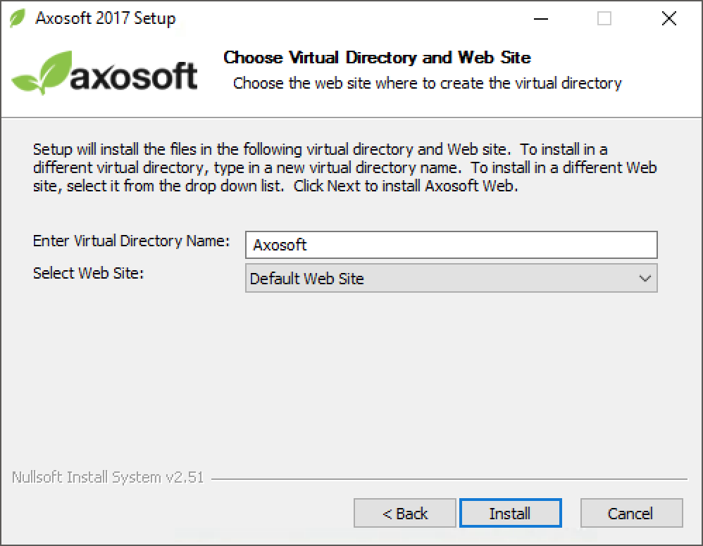 Web Server Setup | Axosoft Documentation