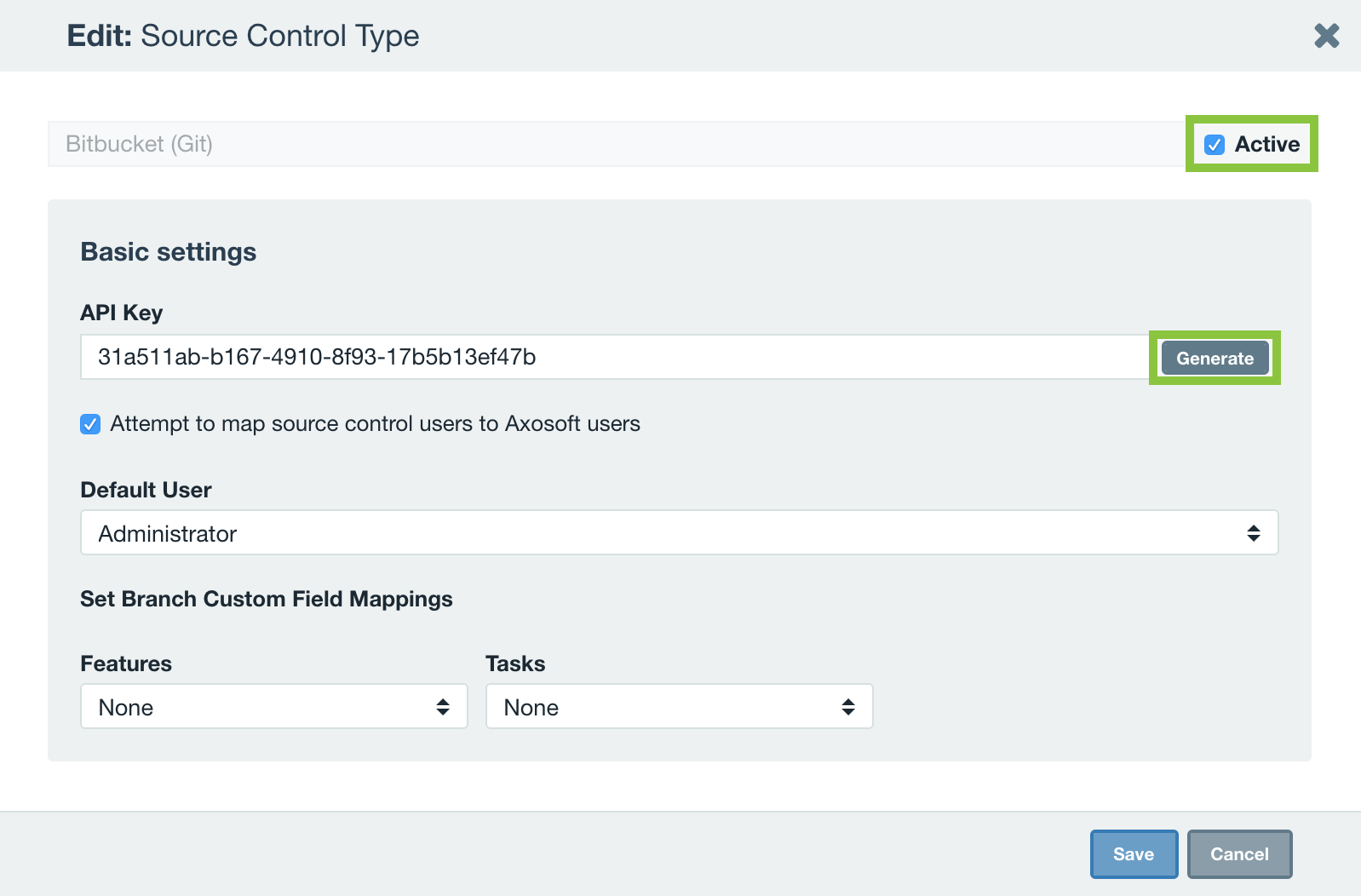 Bitbucket | Axosoft Documentation