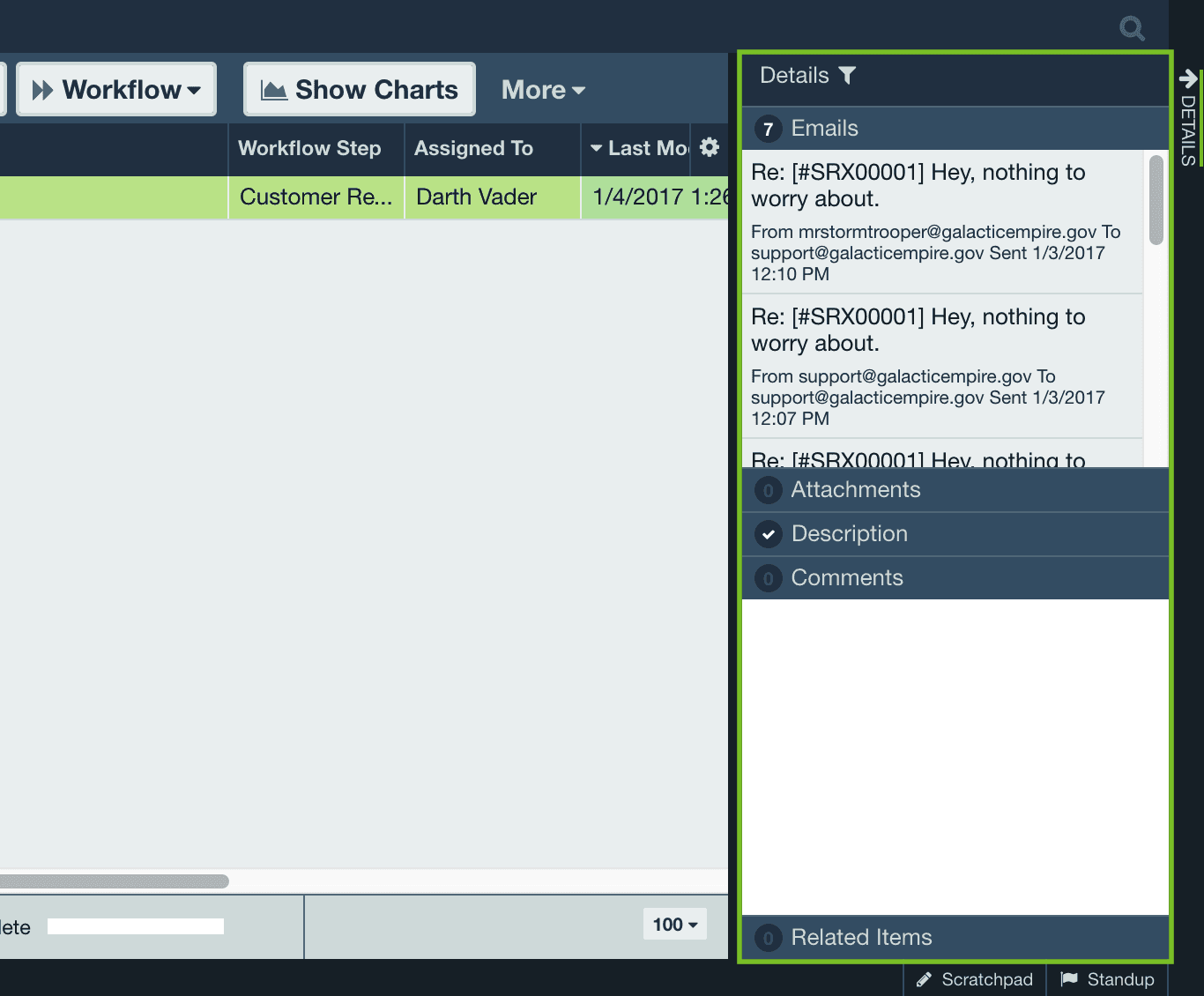 Details Panel | Axosoft Documentation