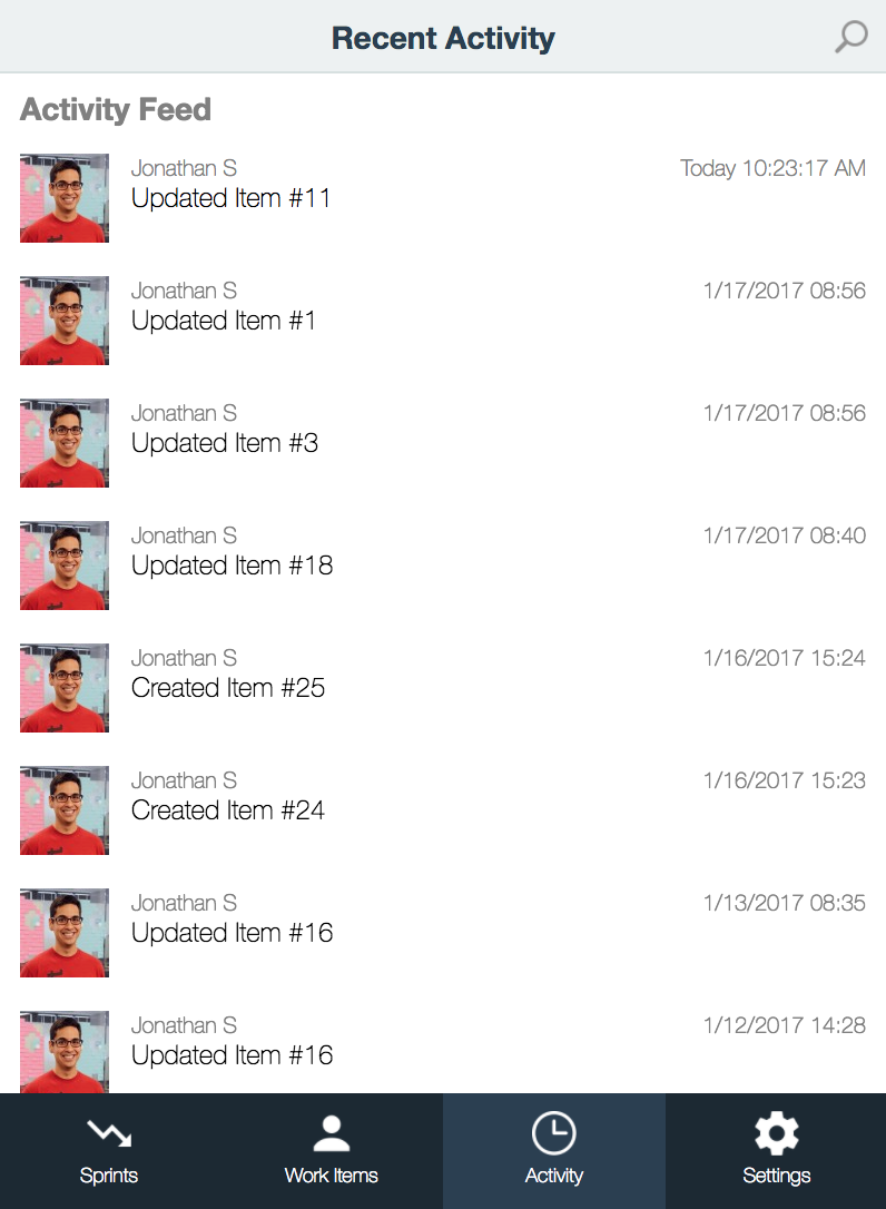 Mobile Beta | Axosoft Documentation