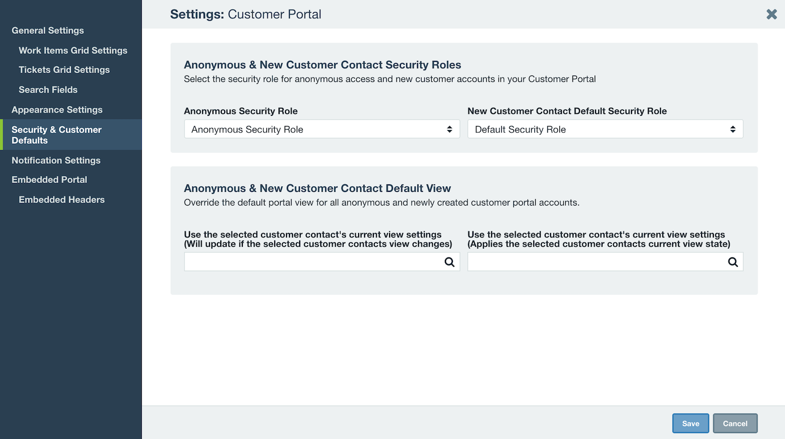 Portal Settings | Axosoft Documentation