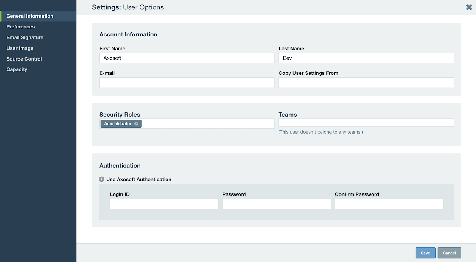 Managing Users | Axosoft Documentation