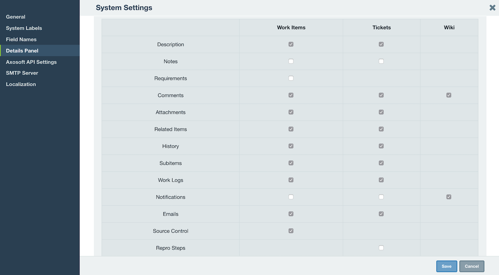 System Options | Axosoft Documentation