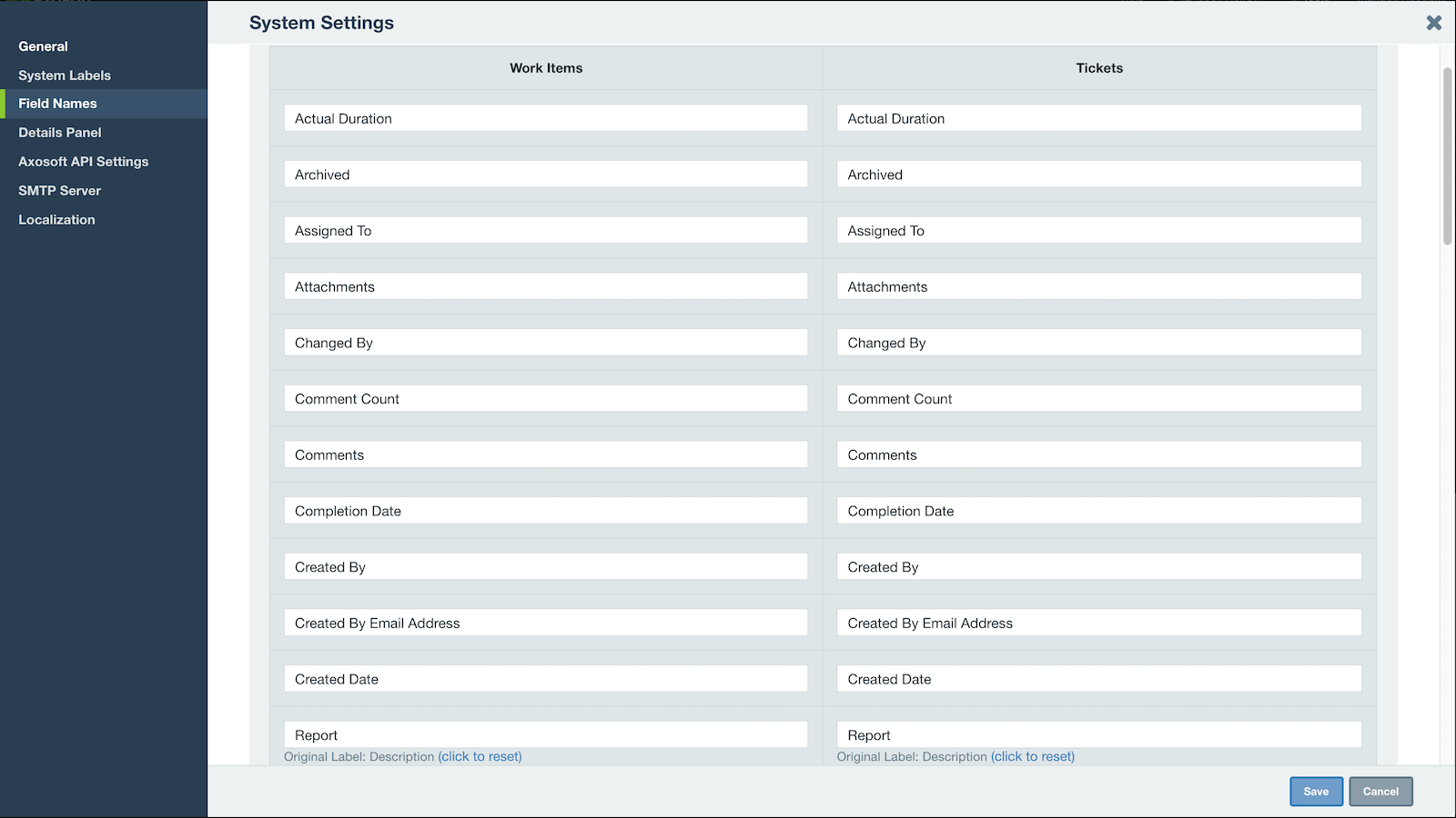 System Options | Axosoft Documentation