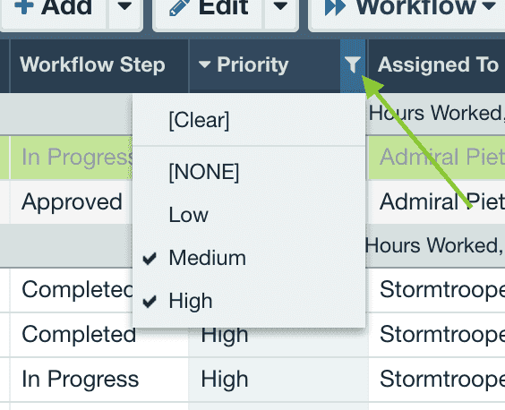 Filters | Axosoft Documentation