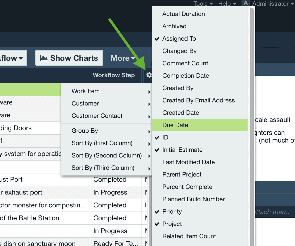 List View and Card View | Axosoft Documentation