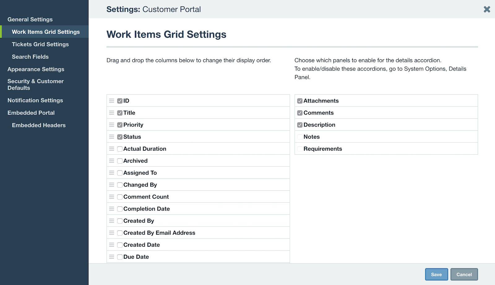 Portal Settings | Axosoft Documentation