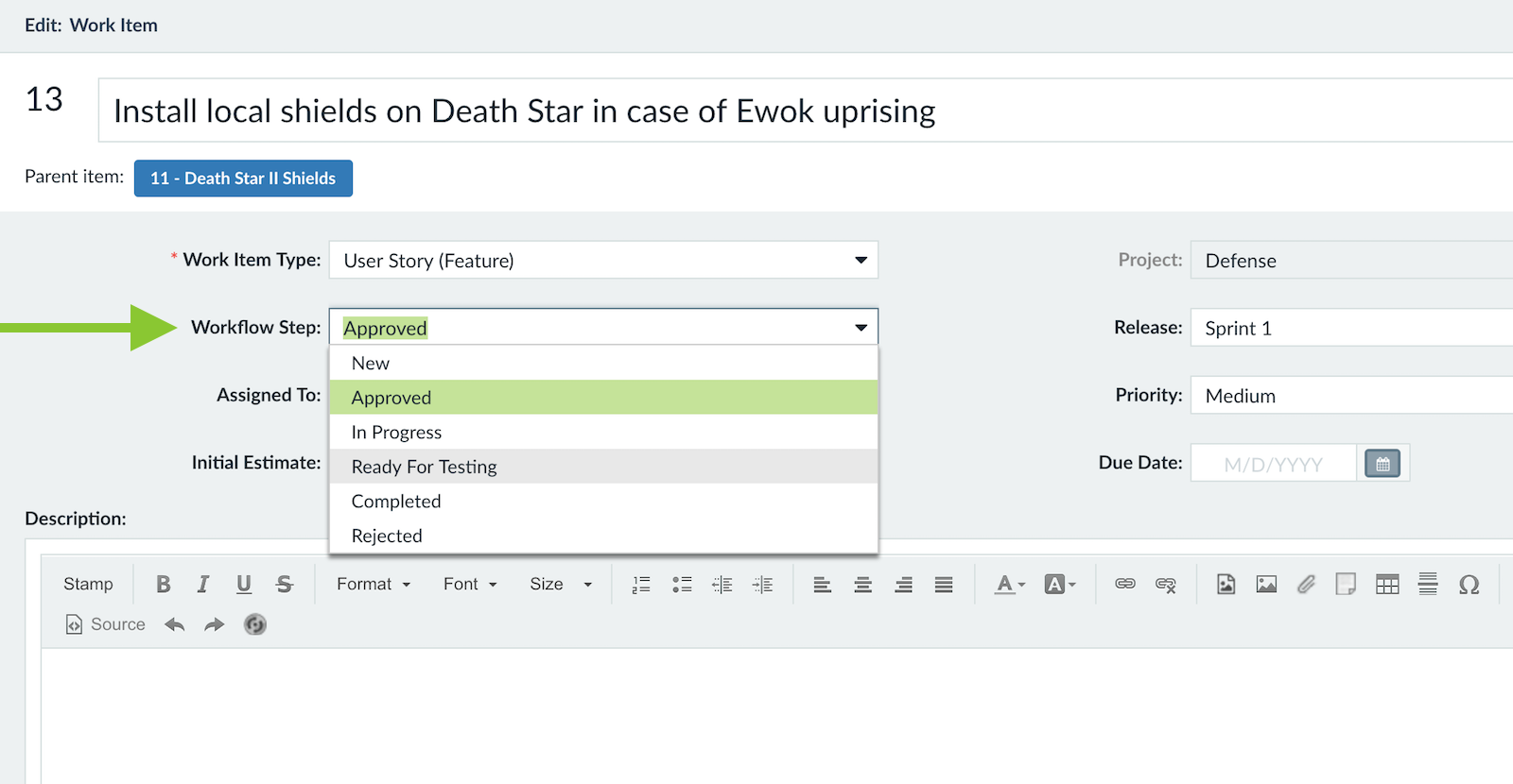 Updating Workflow | Axosoft Documentation