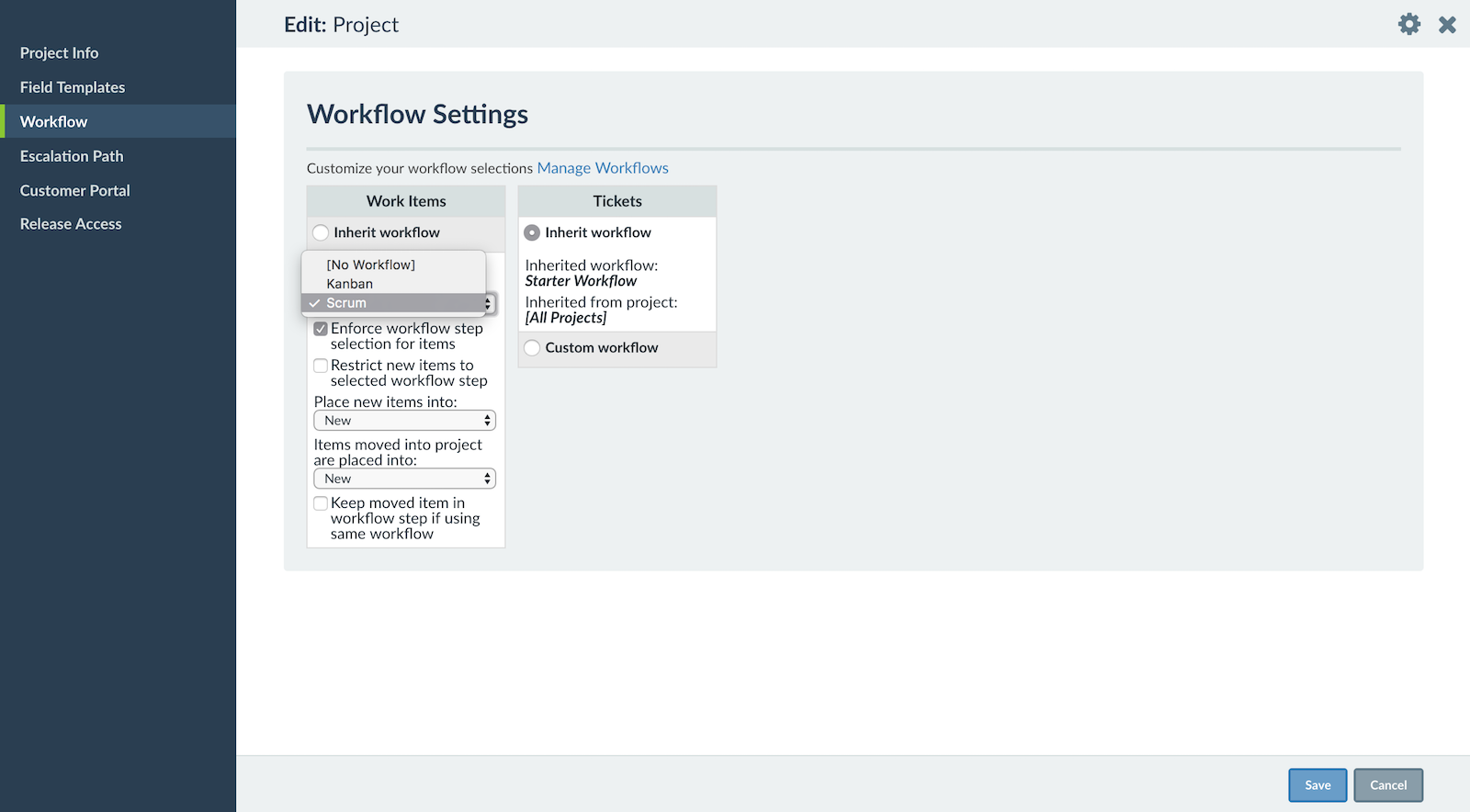 Managing Workflows | Axosoft Documentation